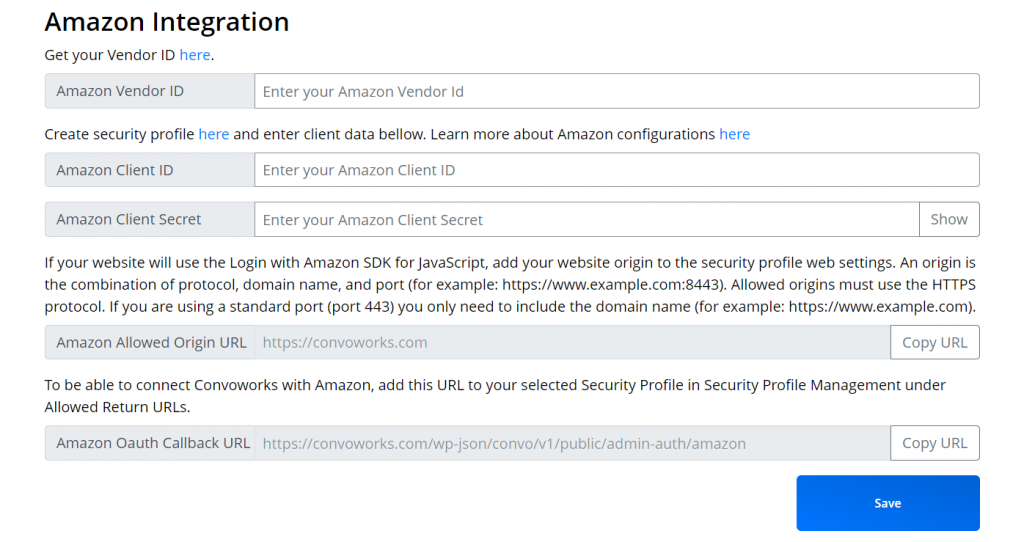 Amazon Alexa platform configuration - Convoworks Documentation
